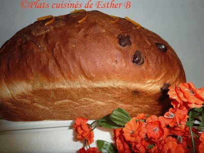 Recette: pain orange pépites de chocolat (map)