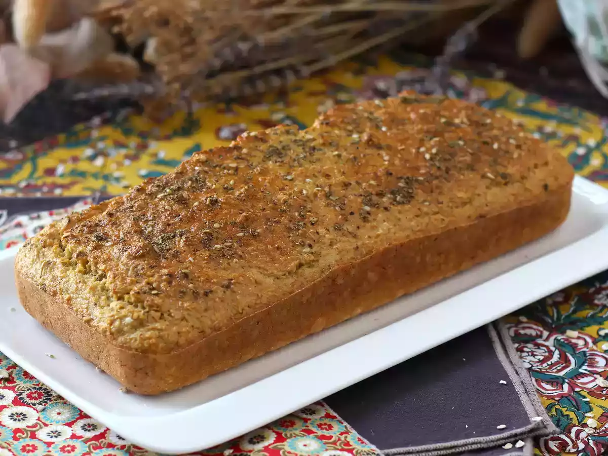 Recette saine de pain d'avoine sans gluten et gourmand