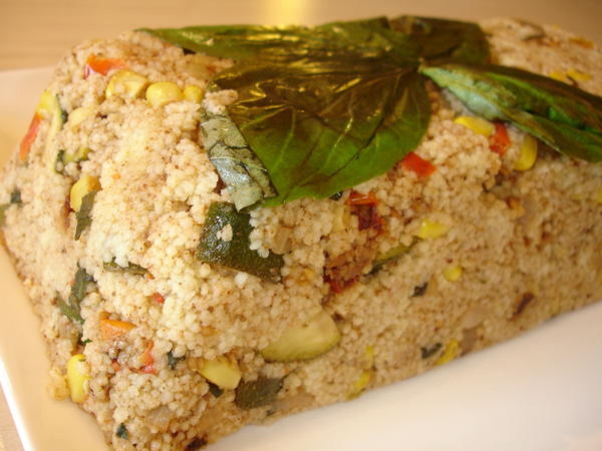 Recette de pain de semoule aux légumes savoureux