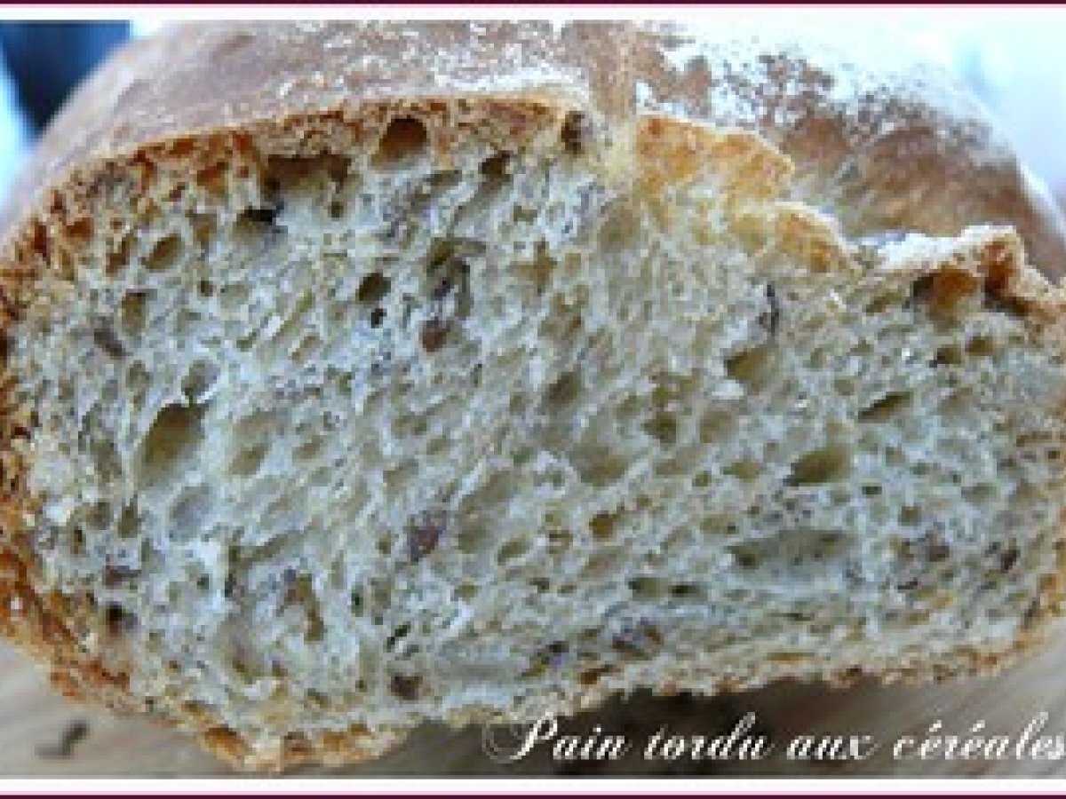 Recette de pain tordu aux céréales, cuisson à froid