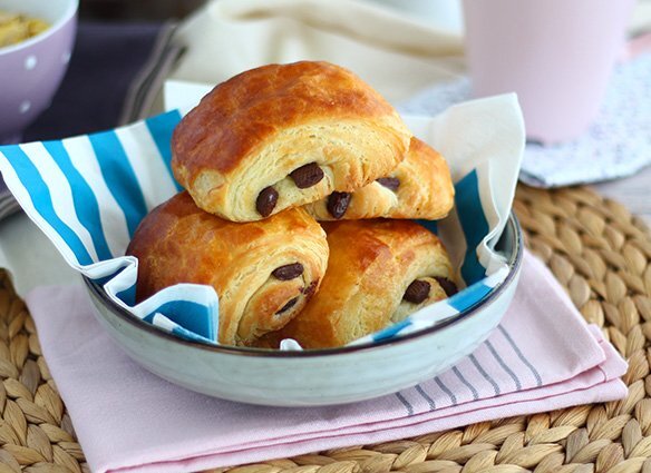 Recette de pains au chocolat ou chocolatines