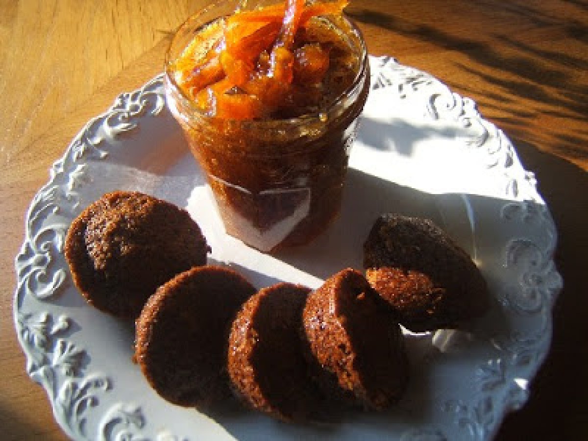 Recette de pains d'épice au gingembre et confiture