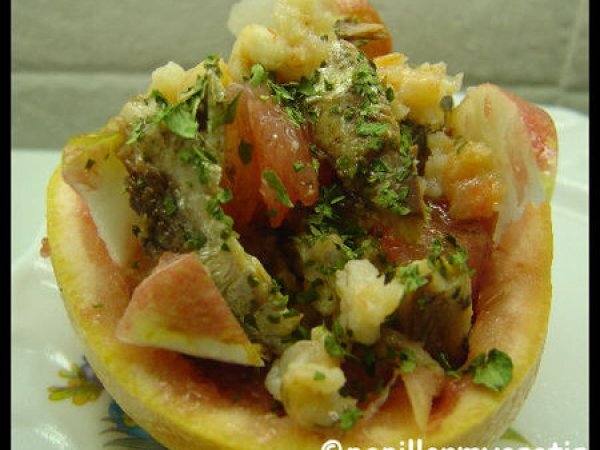 Recette de pamplemousse garni et sa touche sucrée