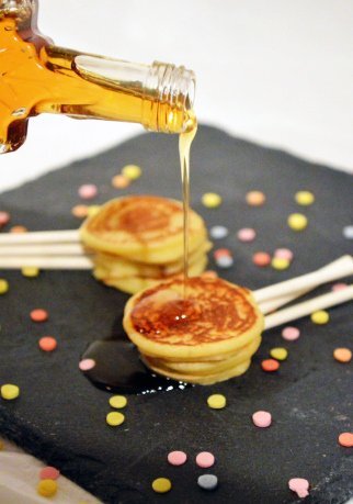 Recette de pops de crêpes gourmandes à la vanille