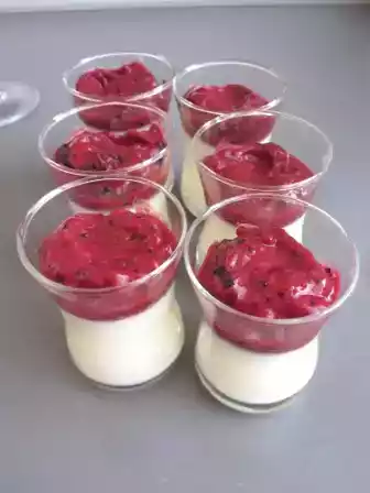 Recette de panna cotta aux fruits rouges