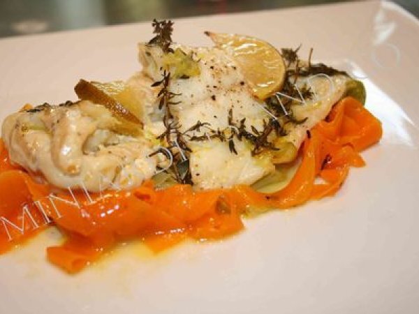 Recette de papillote de poisson et julienne de légumes