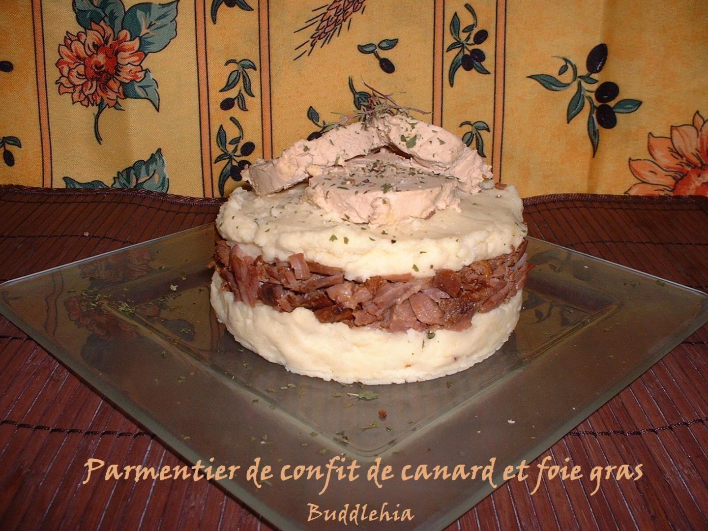 Recette de parmentier de confit de canard et foie gras