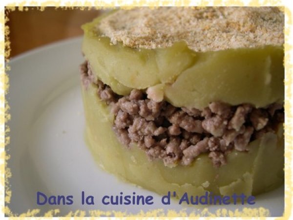 Recette de parmentier saint germain aux pois cassés