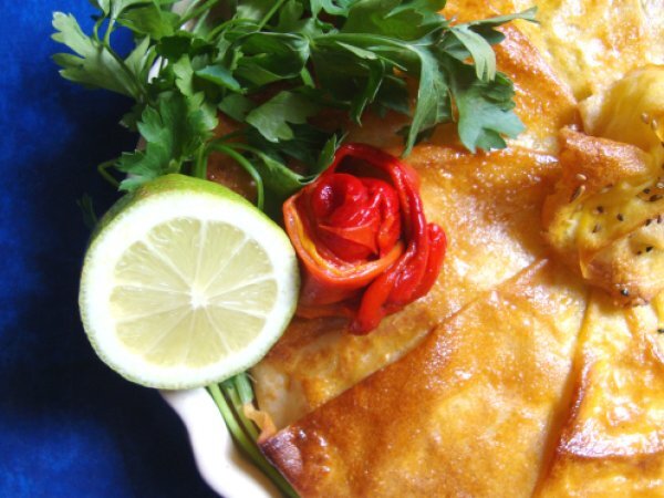 Recette de pastilla aux fruits de mer délicieuse