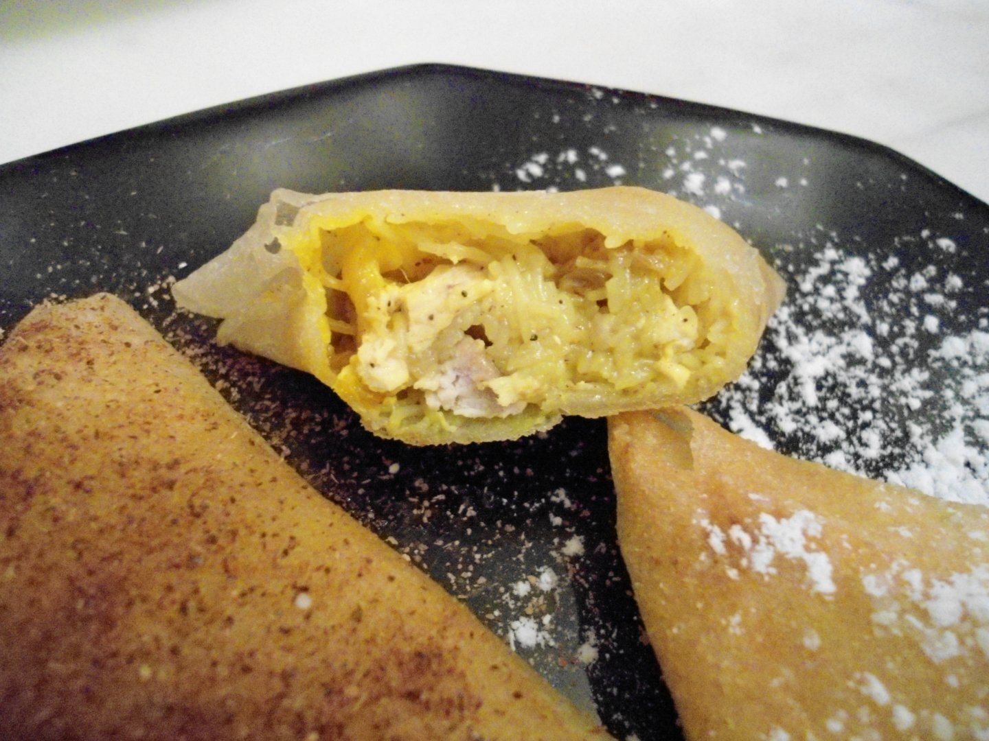 Recette de pastillas individuelles au poulet et aux noix