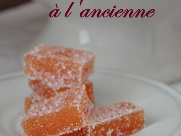 Recette de pâte de coings à l'ancienne