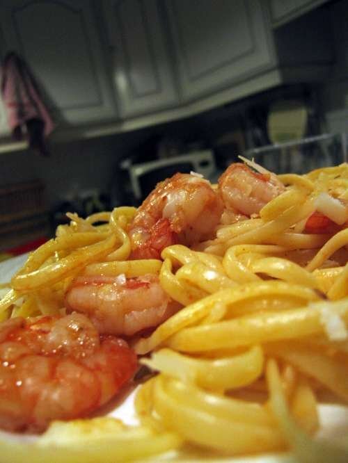 Recette de pâtes aux scampis savoureuses et faciles