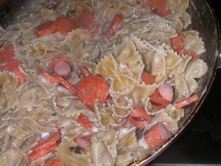 Recette pâtes façon carottes vichy revisitées par loulou