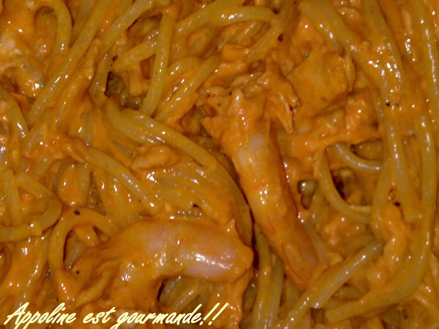 Recette de pâtes au saumon et scampi savoureux