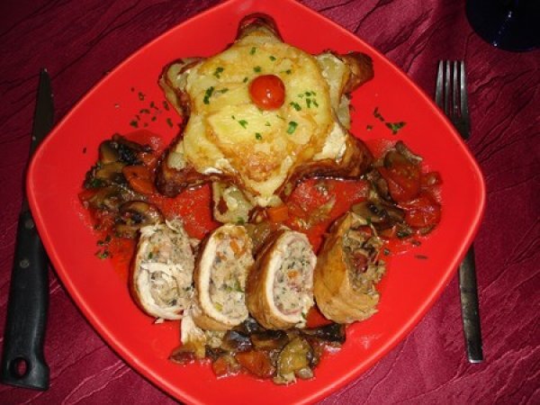 Recette de paupiettes de dinde et poulet savoureuses