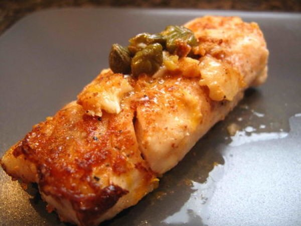 Pavés de colinot sauce aux câpres et au citron - Recette Ptitchef