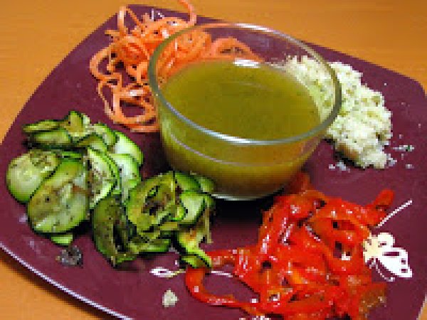 Recette de petite assiette de légumes en folie