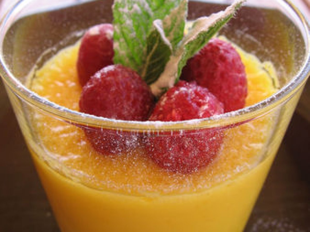 Recette : crème légère à l'orange de retour