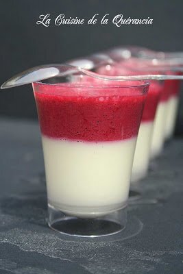 Recette: verrines panna cotta chocolat blanc fruits rouges