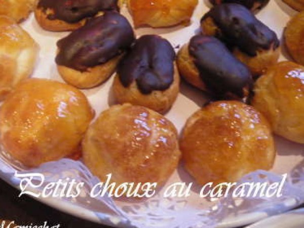 Recette de petits choux caramélisés croustillants