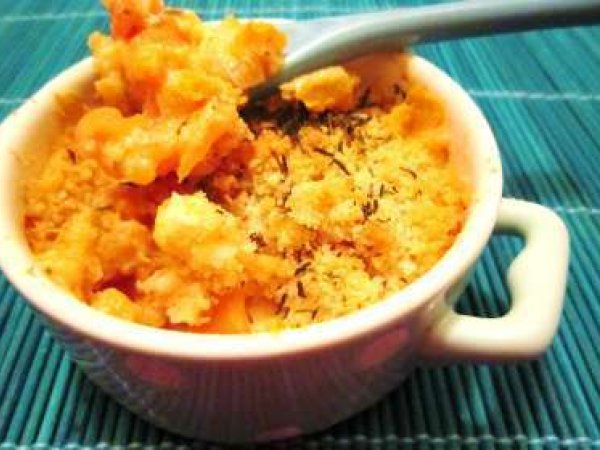 Recette de petits crumbles chèvre-tomates