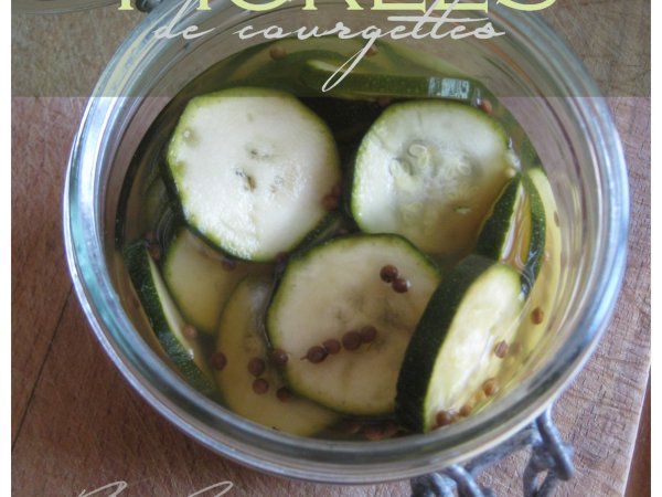Recette de pickles de courgettes maison et facile