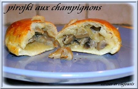 Recette de pirojkis aux champignons savoureux