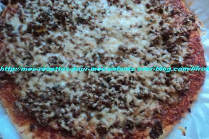 Recette de pizza à la viande hachée savoureuse