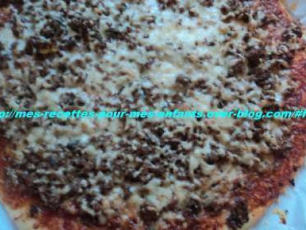 Recette de pizza à la viande hachée savoureuse