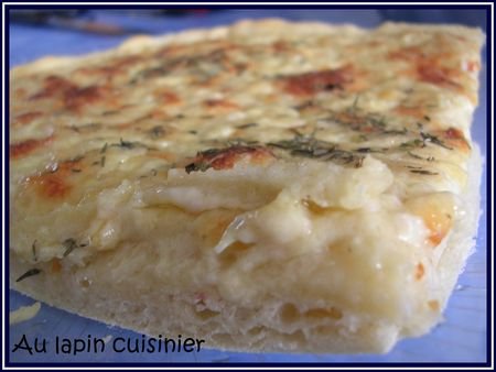 Recette de pizza blanche savoureuse et crémeuse