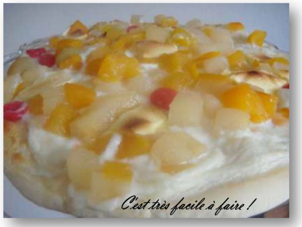 Recette pizza sucrée fruits et chocolat blanc
