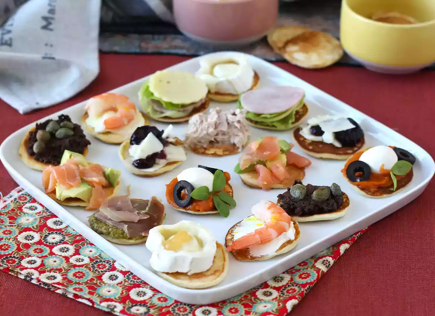 Recette de blinis garnis, apéritif parfait pour les fêtes