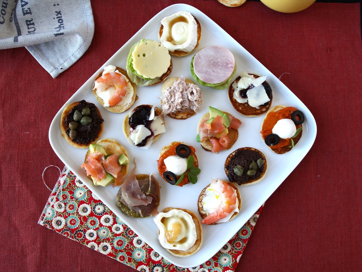 Recette de blinis garnis, apéritif parfait pour les fêtes