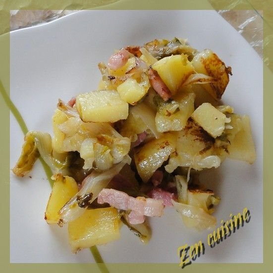 Recette de poêlée paysanne aux endives