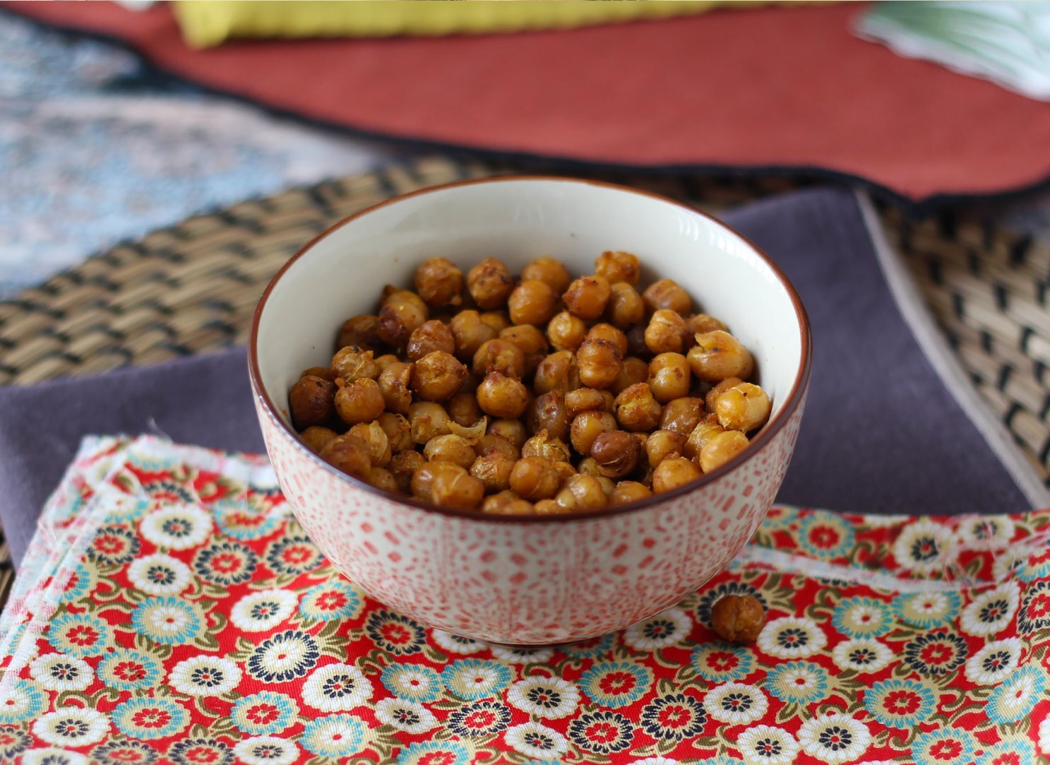 Recette de pois chiches grillés à l'air fryer