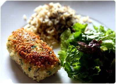 Recette de poisson pané à la semoule et aux herbes