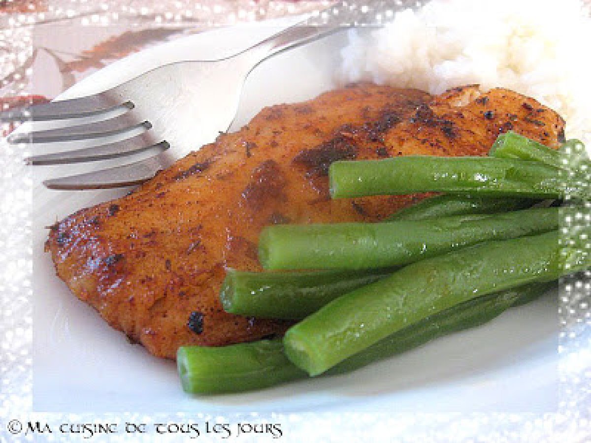 Recette de poisson noirci de la nouvelle-orléans