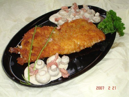 Recette de poisson pané aux corn flakes et sauce boursin