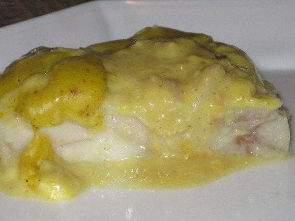 Recette de poisson au curry et sauce blanche