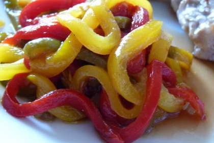Recette de poivrons marinés au miel et épices