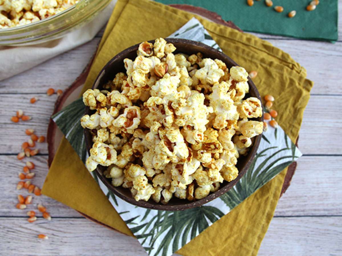 Pop corns au curry - Recette Ptitchef