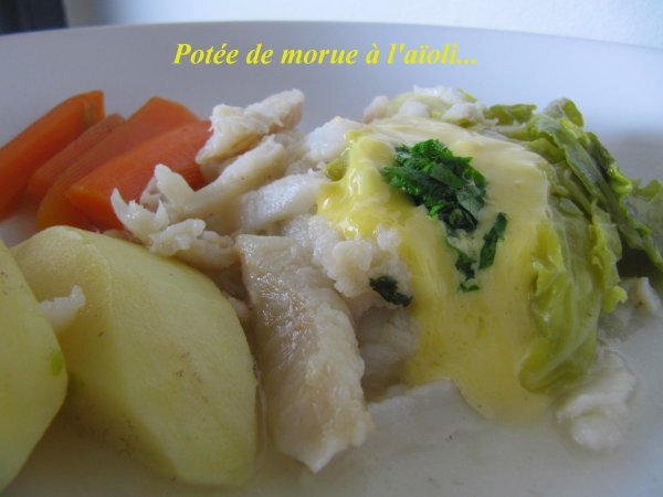 Recette de potée de morue à l'aioli savoureuse
