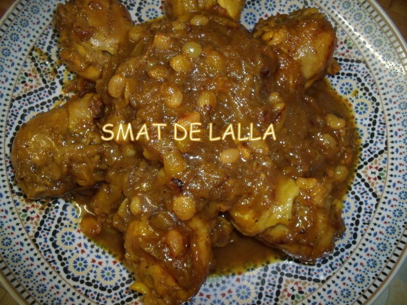 Recette de poulet à la tfaya sucrée et épicée