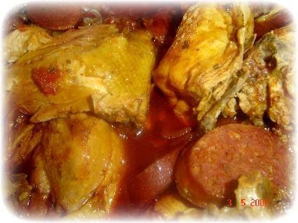 Recette de poulet au chorizo et au porto