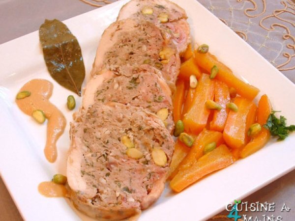Recette: poulet farci aux fruits secs, désosser un poulet
