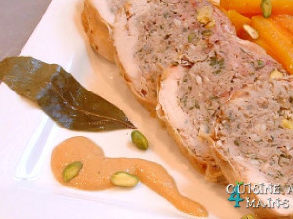 Recette: poulet farci aux fruits secs, désosser un poulet