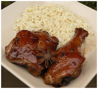 Recette de poulet laqué au miel et à l'anis
