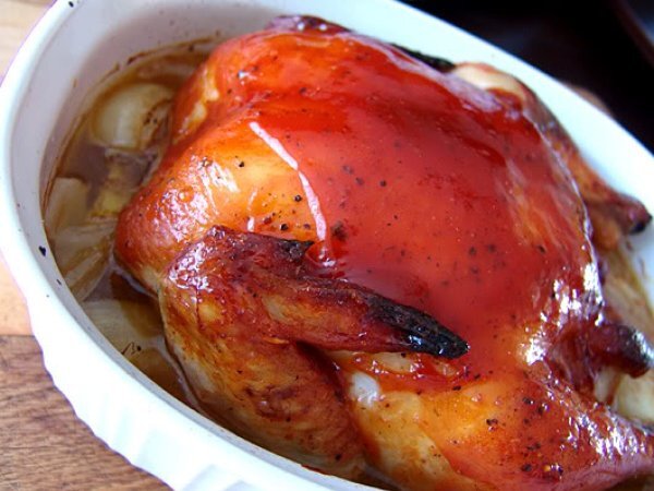 Poulet laqué sauce barbecue maison - Recette Ptitchef