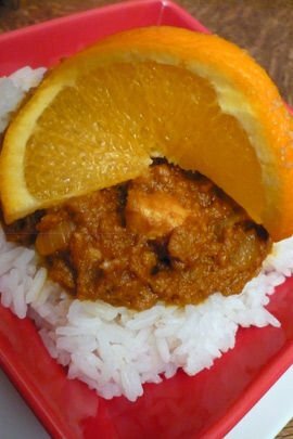 Poulet moambe aux cacahuètes