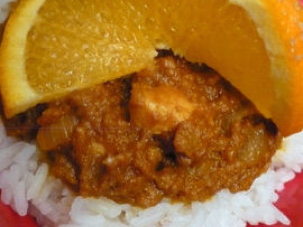 Poulet moambe aux cacahuètes